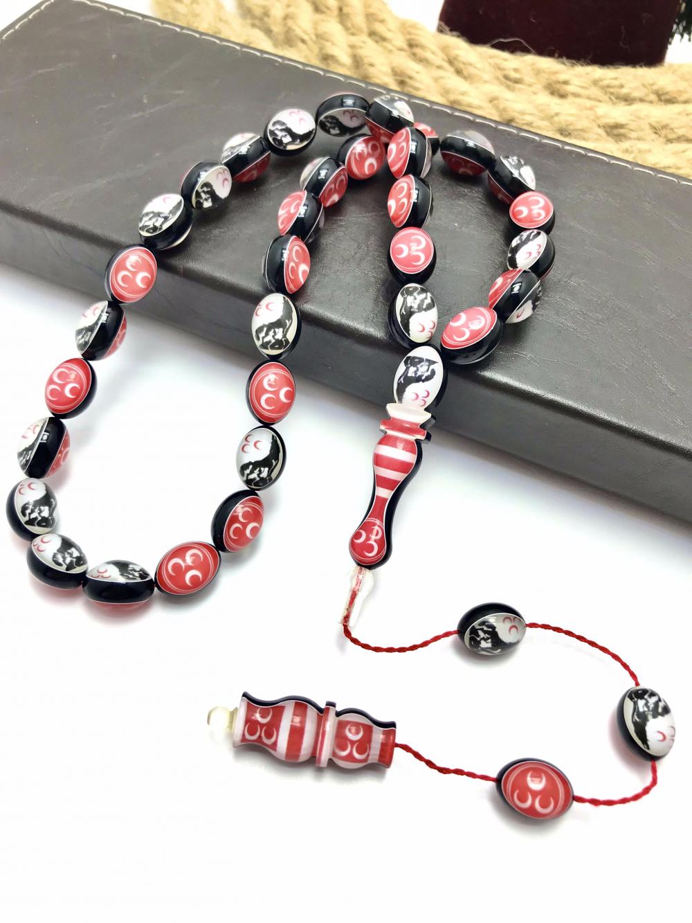 Üç Hilal Bozkurt Detaylı Katalin Tesbih - 599.90 TL