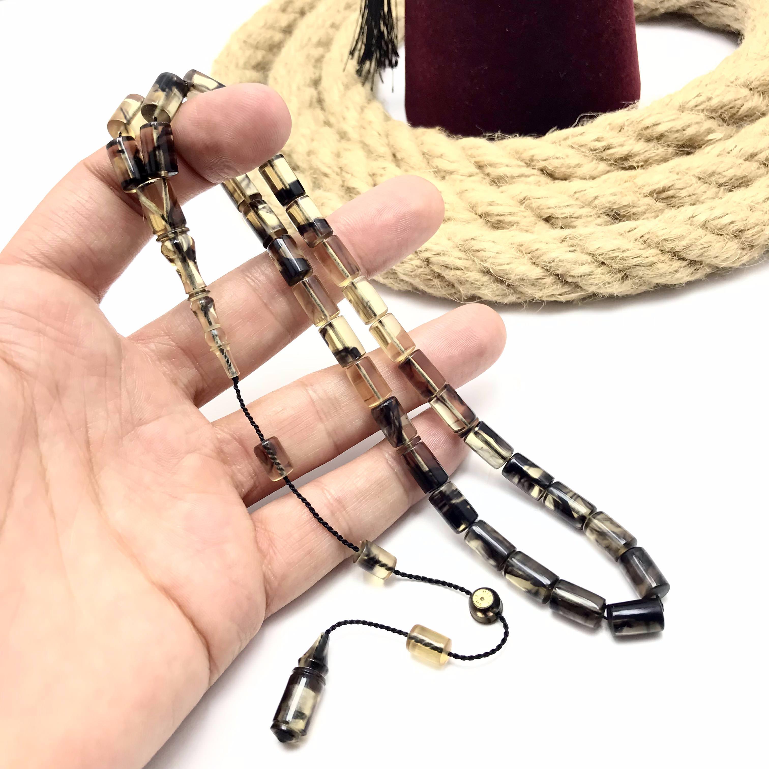 Ateş Kehribar Tesbih Mesut Elma Usta Atölyesi