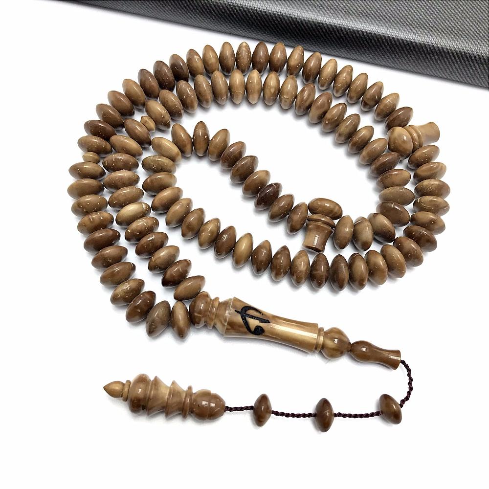 İmame Arapça Vav Ve Elif Harfi Desenli 99 Luk Kuka Tesbih - 1,249.00 TL